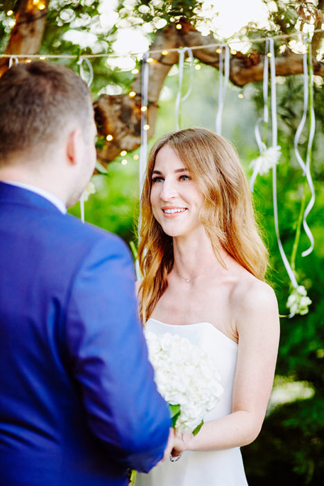 Rustic wedding in deep blue color | Valeria & Ruslan - Chic & Stylish ...