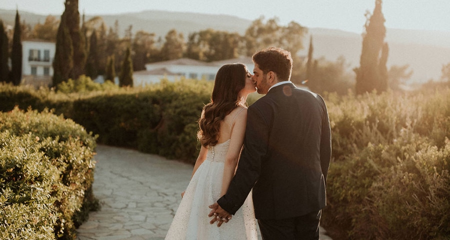Ultimate romantic wedding in Anassa Hotel with lush blooms and dusty ...