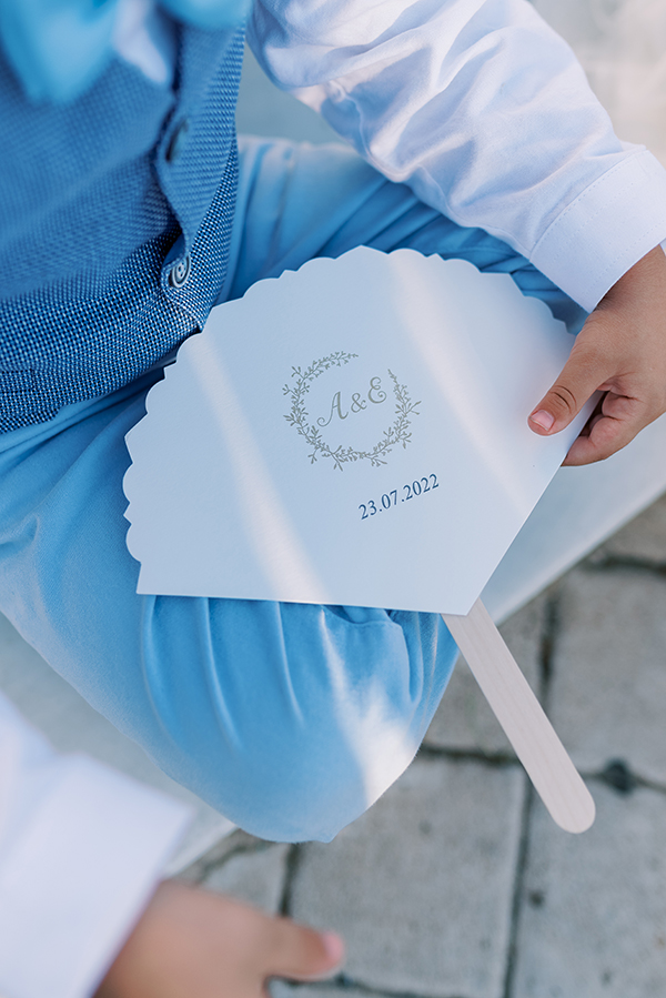 Elegant summer wedding at Ble Azure with lush white blooms │ Eleni ...