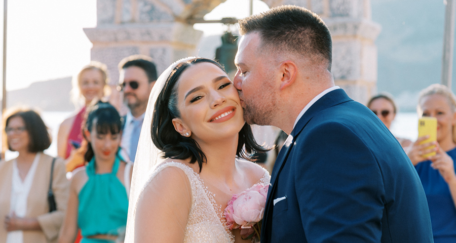 Romantic wedding in Mani with pink peonies | Eleni & Giannis - Chic ...